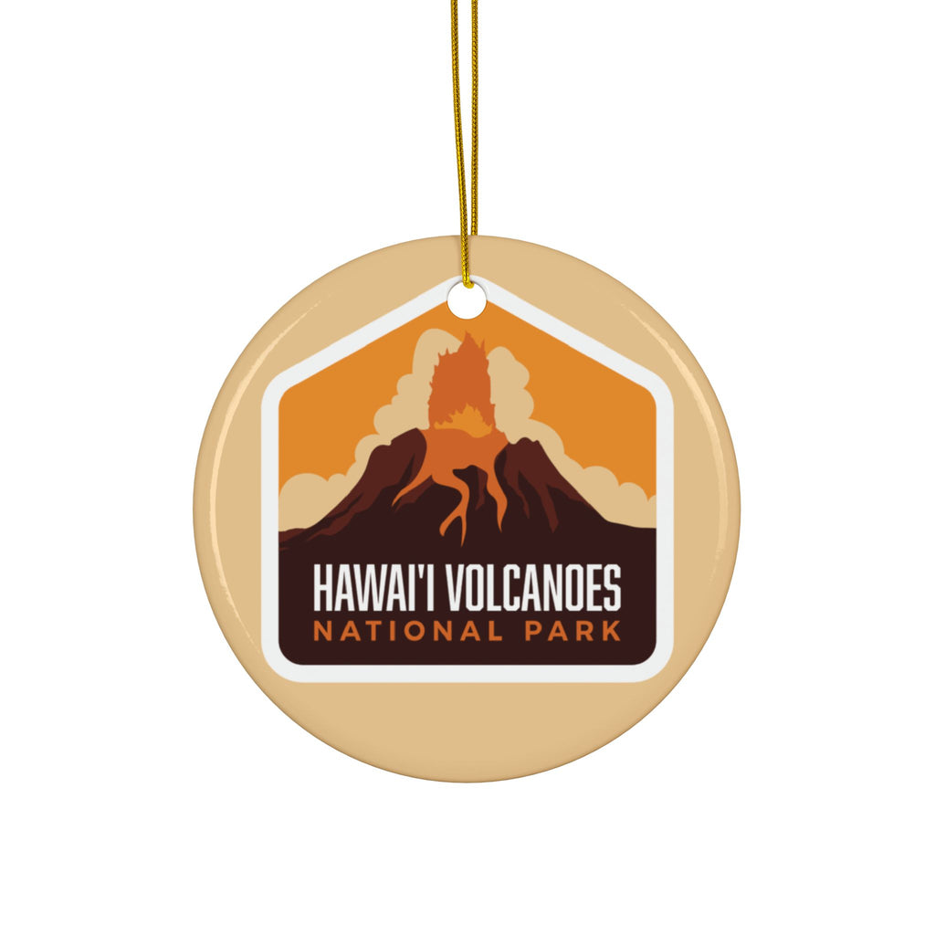 Hawaii Volcanoes National Park Ceramic Christmas Ornament – Vagabond Heart