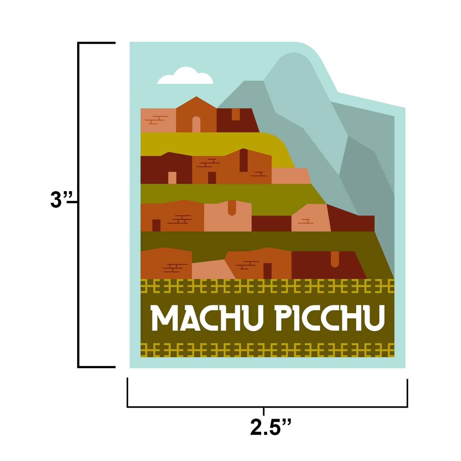 Machu Picchu Sticker – Vagabond Heart