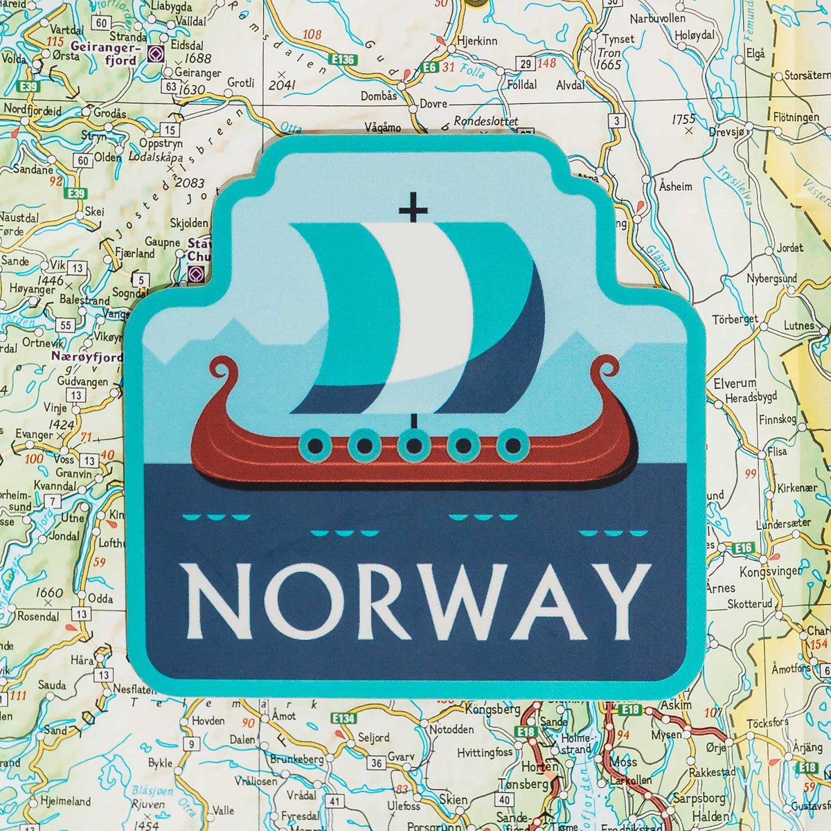 Norway Sticker – Vagabond Heart