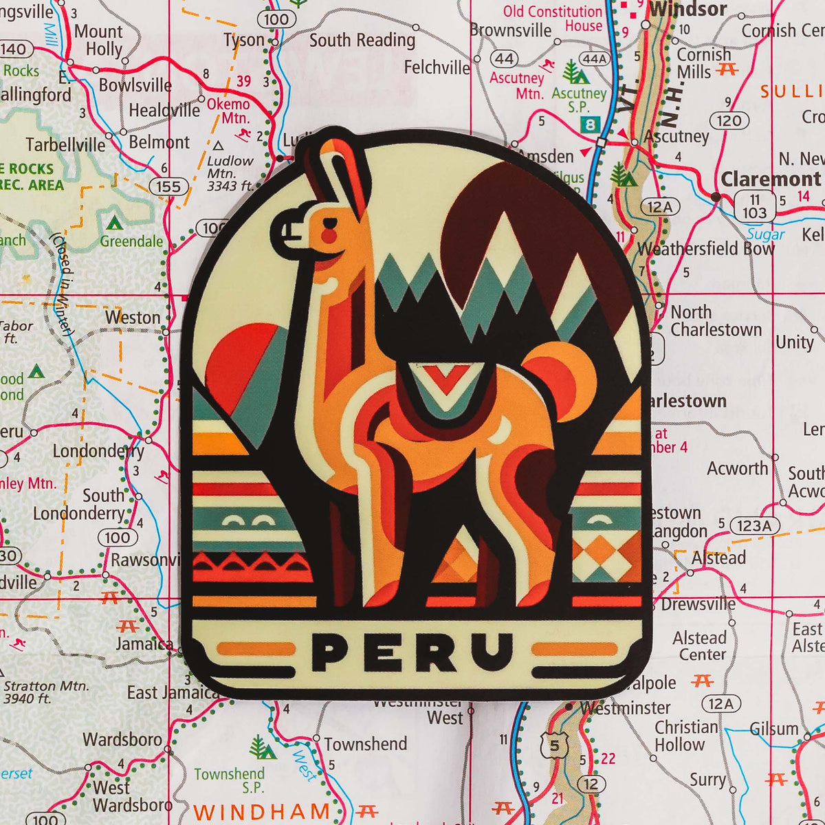 Peru Sticker – Vagabond Heart
