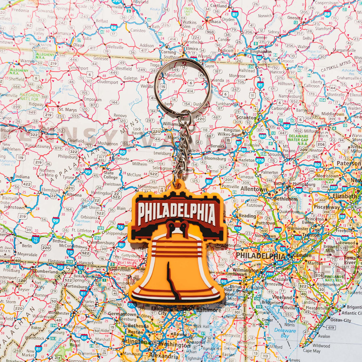 Philadelphia PVC Keychain – Vagabond Heart