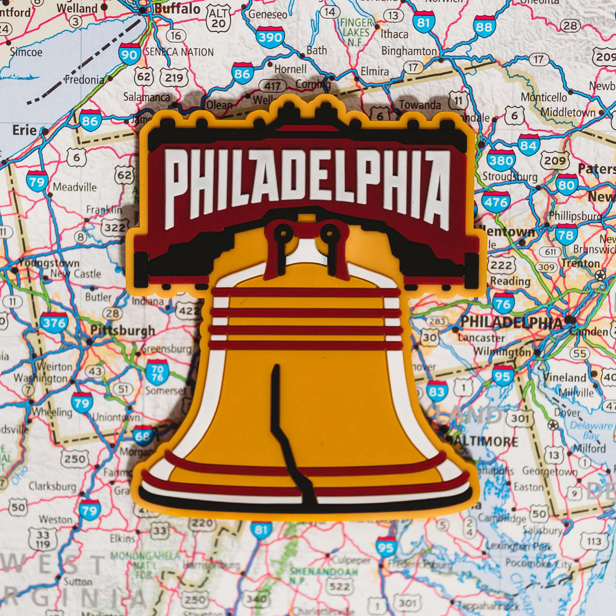 Philadelphia PVC Fridge Magnet – Vagabond Heart