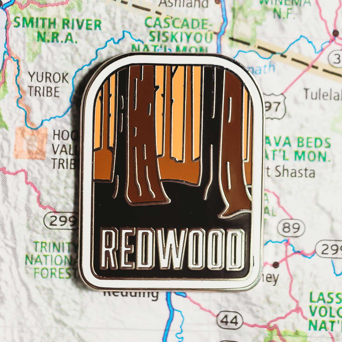 Redwood National Park Enamel Pin – Vagabond Heart