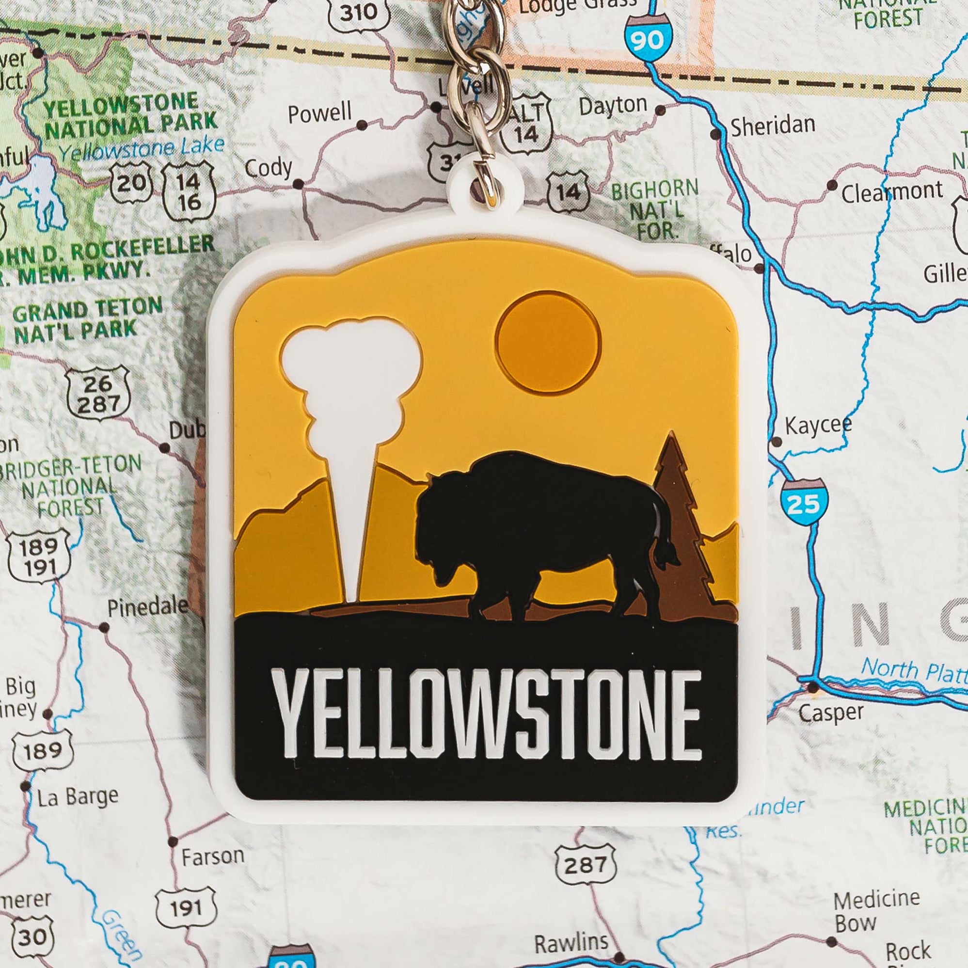 Yellowstone National Park Keychain – Vagabond Heart