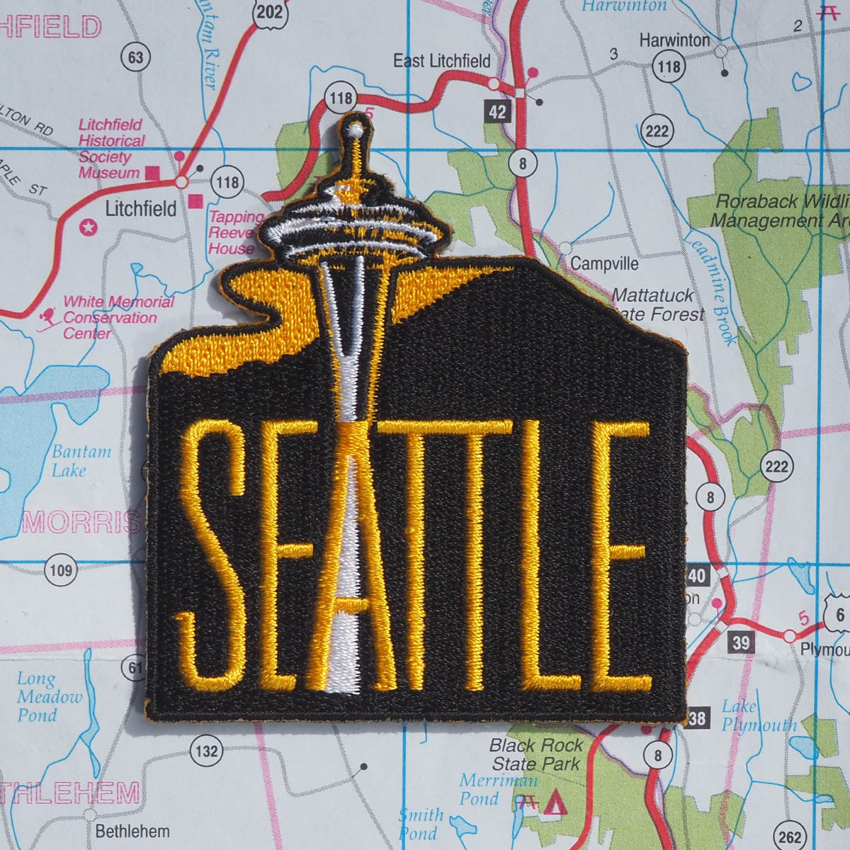Seattle Washington Patch – Vagabond Heart