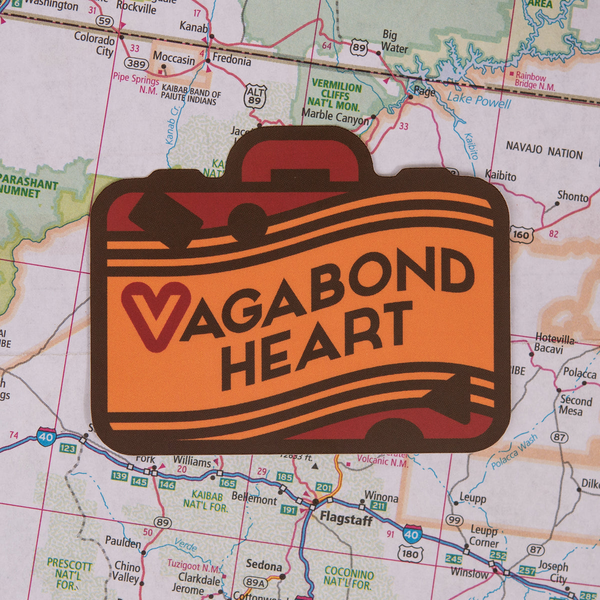 Vagabond Heart Wanderer Sticker